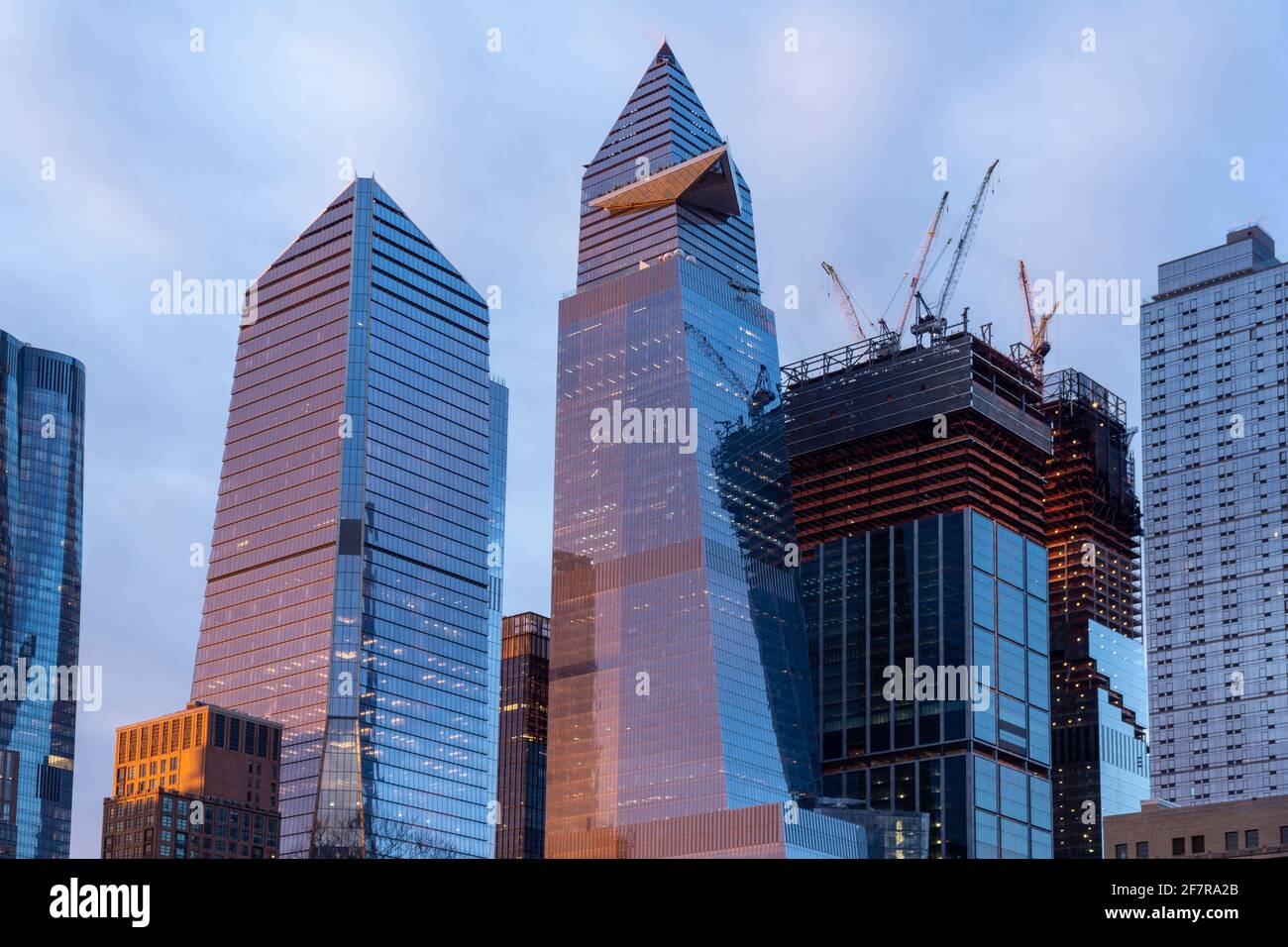 Development in and around Hudson Yards in New York on Friday, April 2 ...