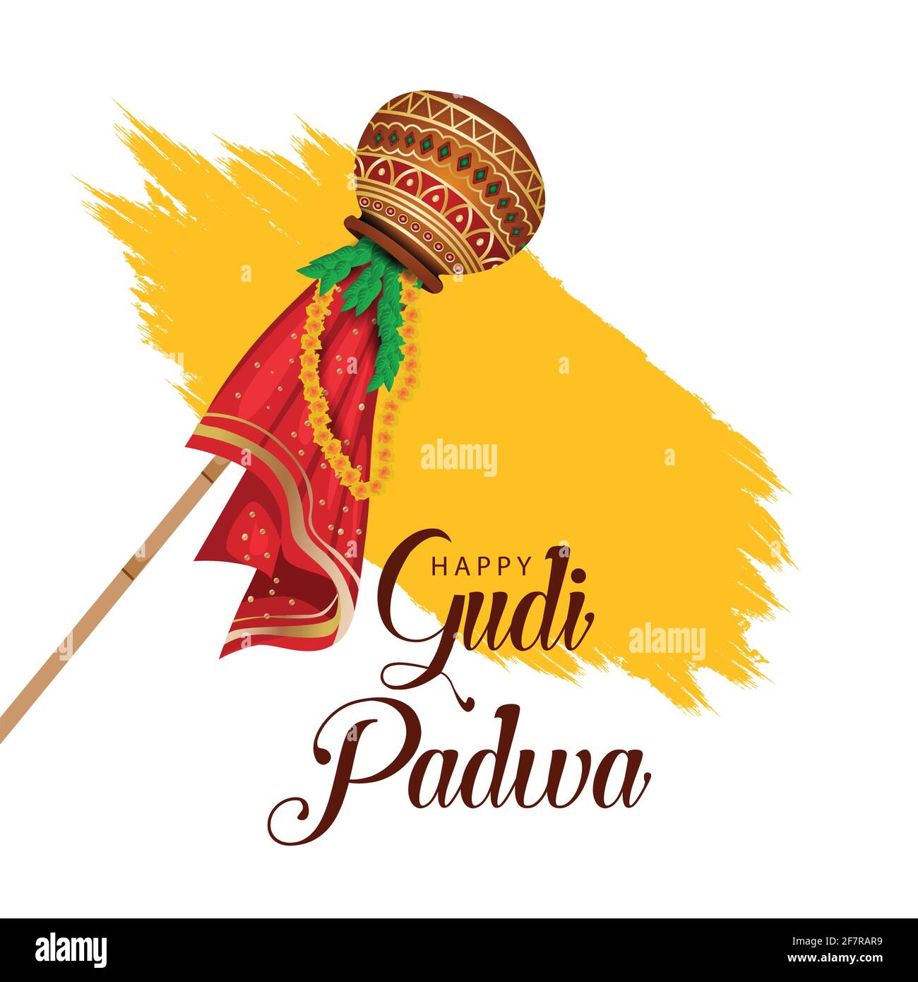 Happy gudi padwa hi-res stock photography and images - Alamy