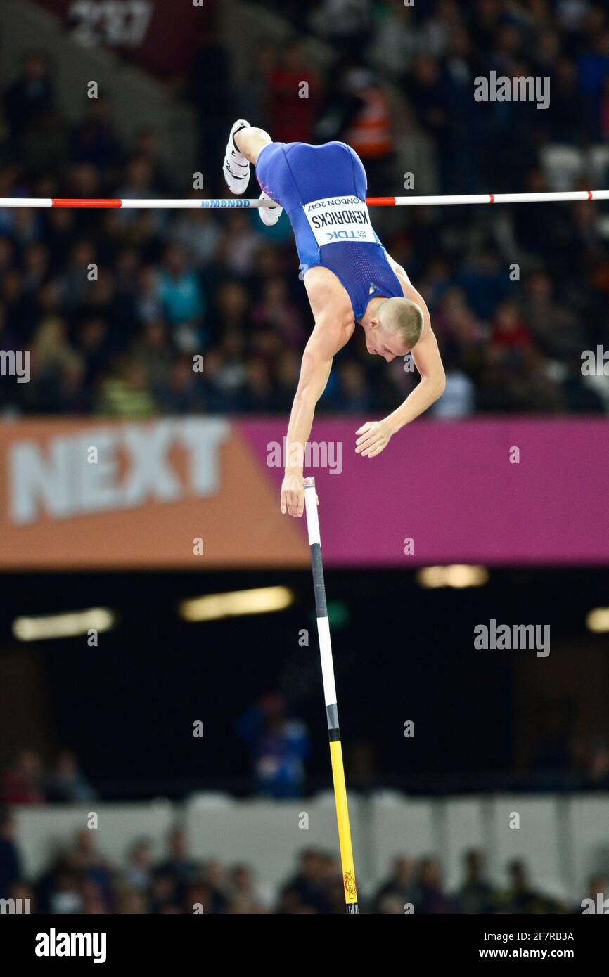 Sam Kendricks (USA). Pole Vault Gold Medal. IAAF Athletics World ...
