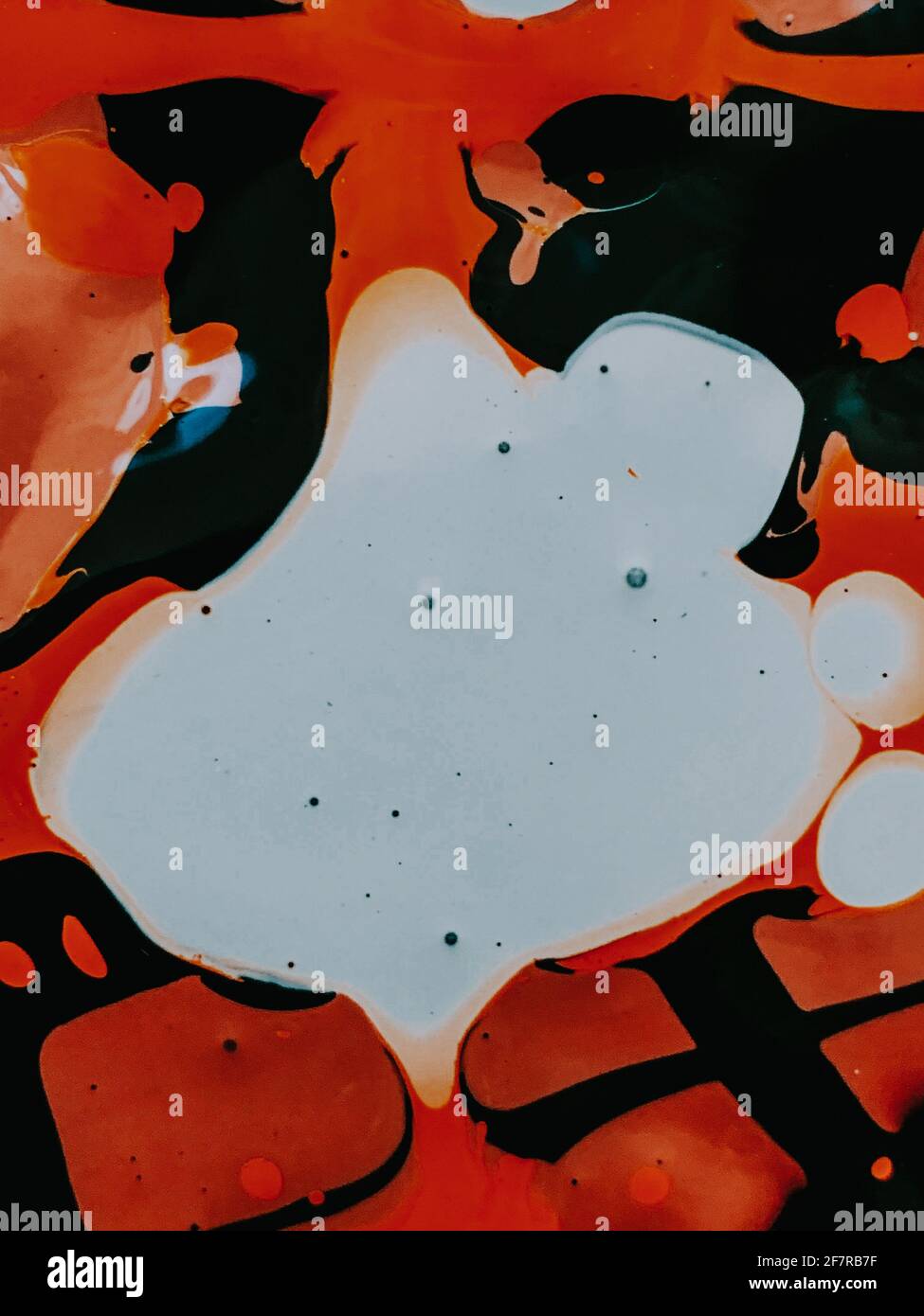 Vertical abstract painting with mixed colors for wallpapers Stock Photo ...