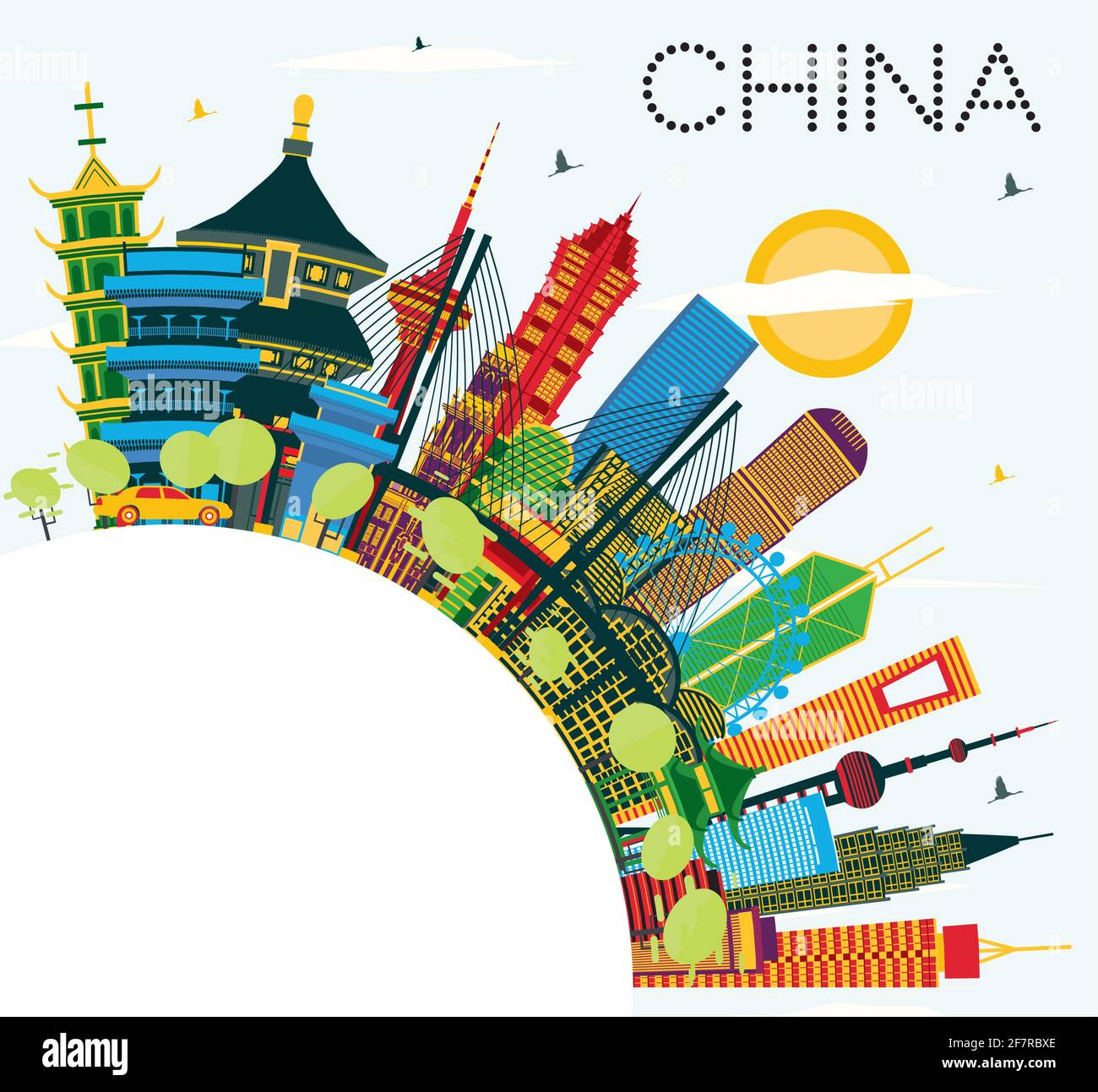 Buildings and tourist destinations Stock Vector Images - Alamy
