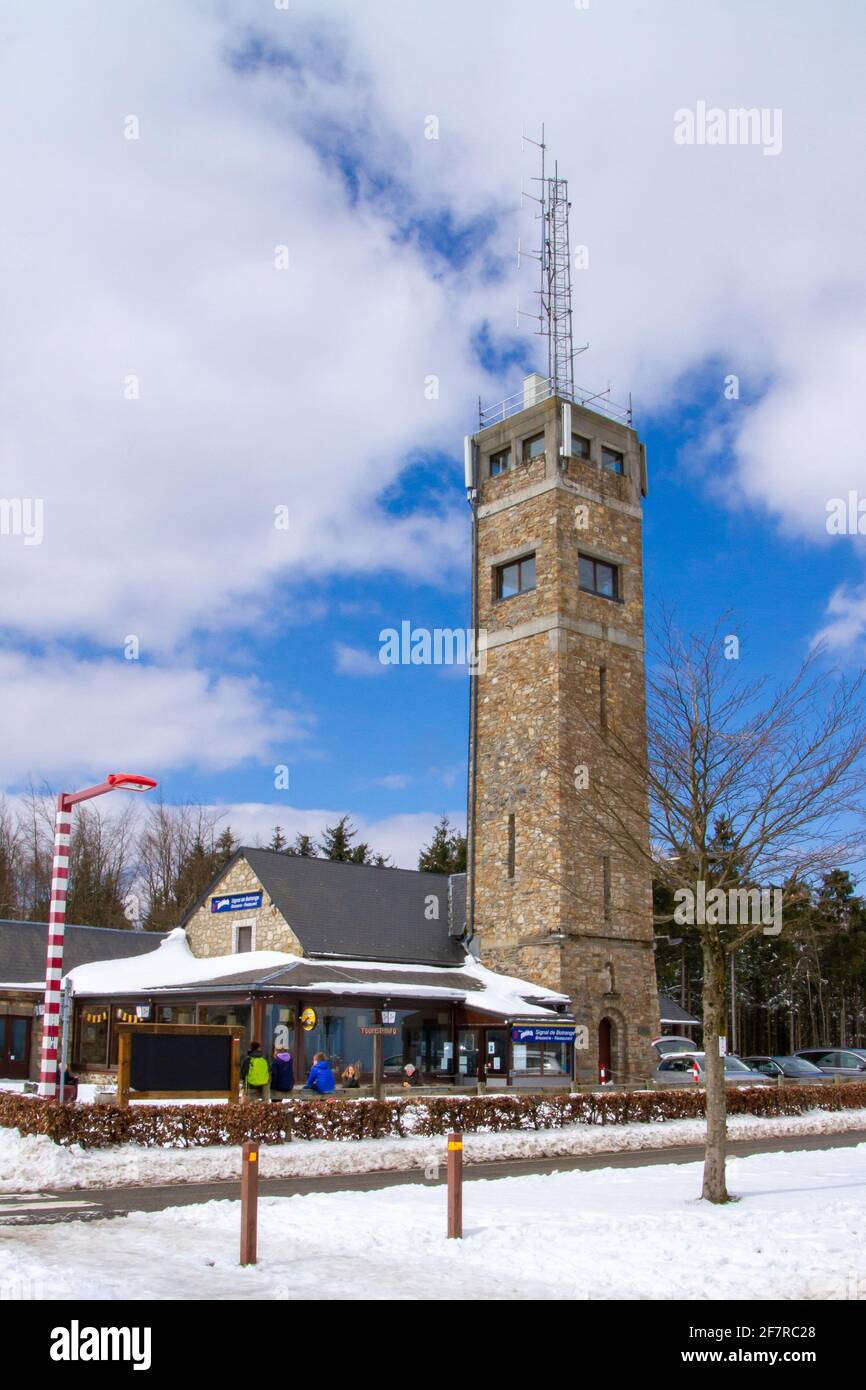 Belgium, Le signal de Botrange, the highest point in Belgium at an ... Belgium, Le signal de Botrange, the highest point in Belgium at an ...