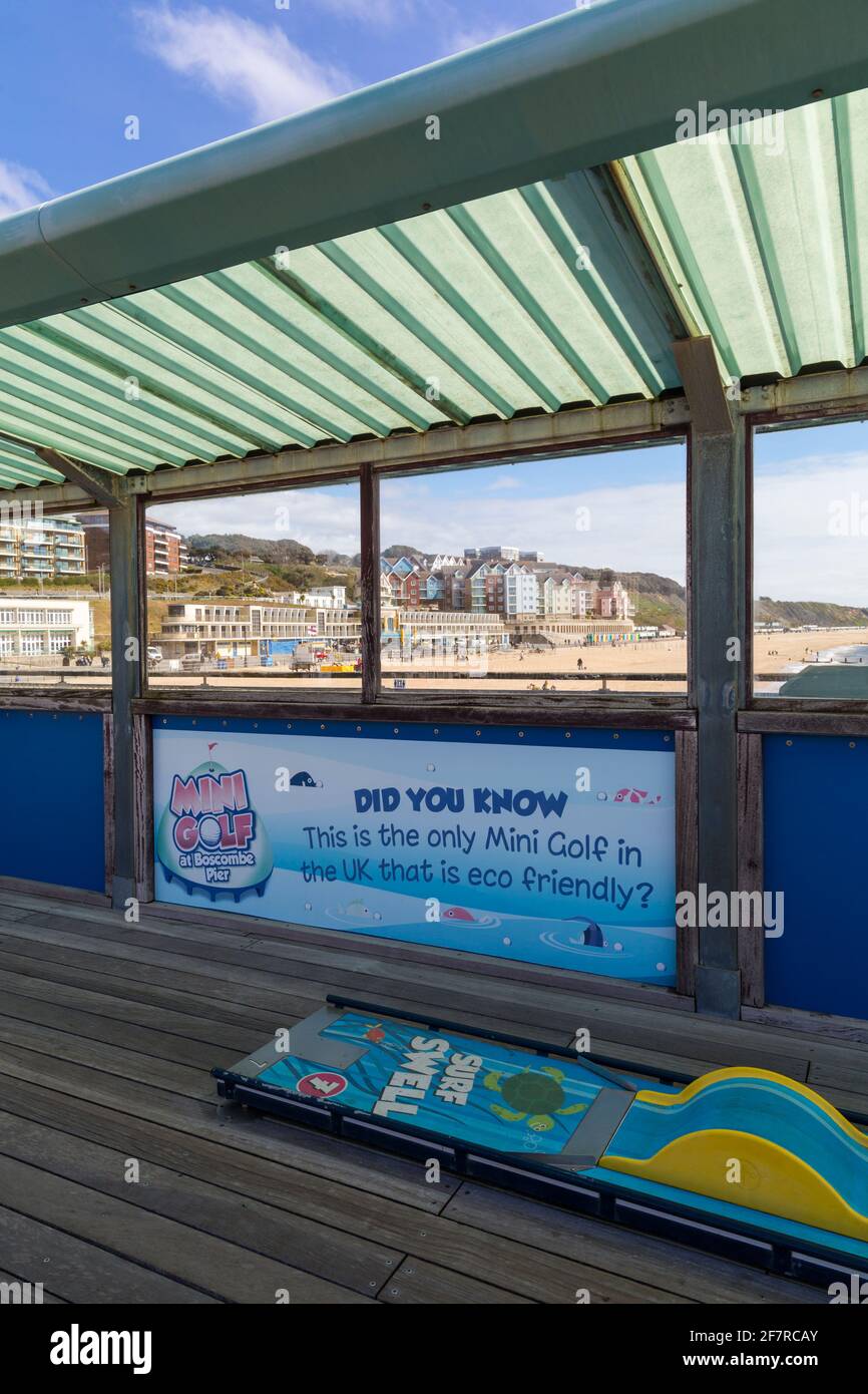 The only eco friendly mini golf in the UK on Boscombe Pier with ...