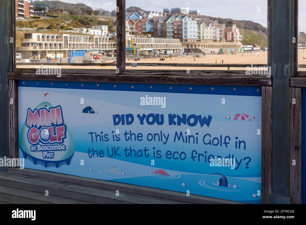 The only eco friendly mini golf in the UK on Boscombe Pier with ...