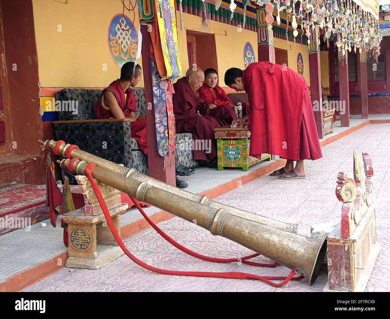 Spituk buddhist monastery hi-res stock photography and images - Alamy