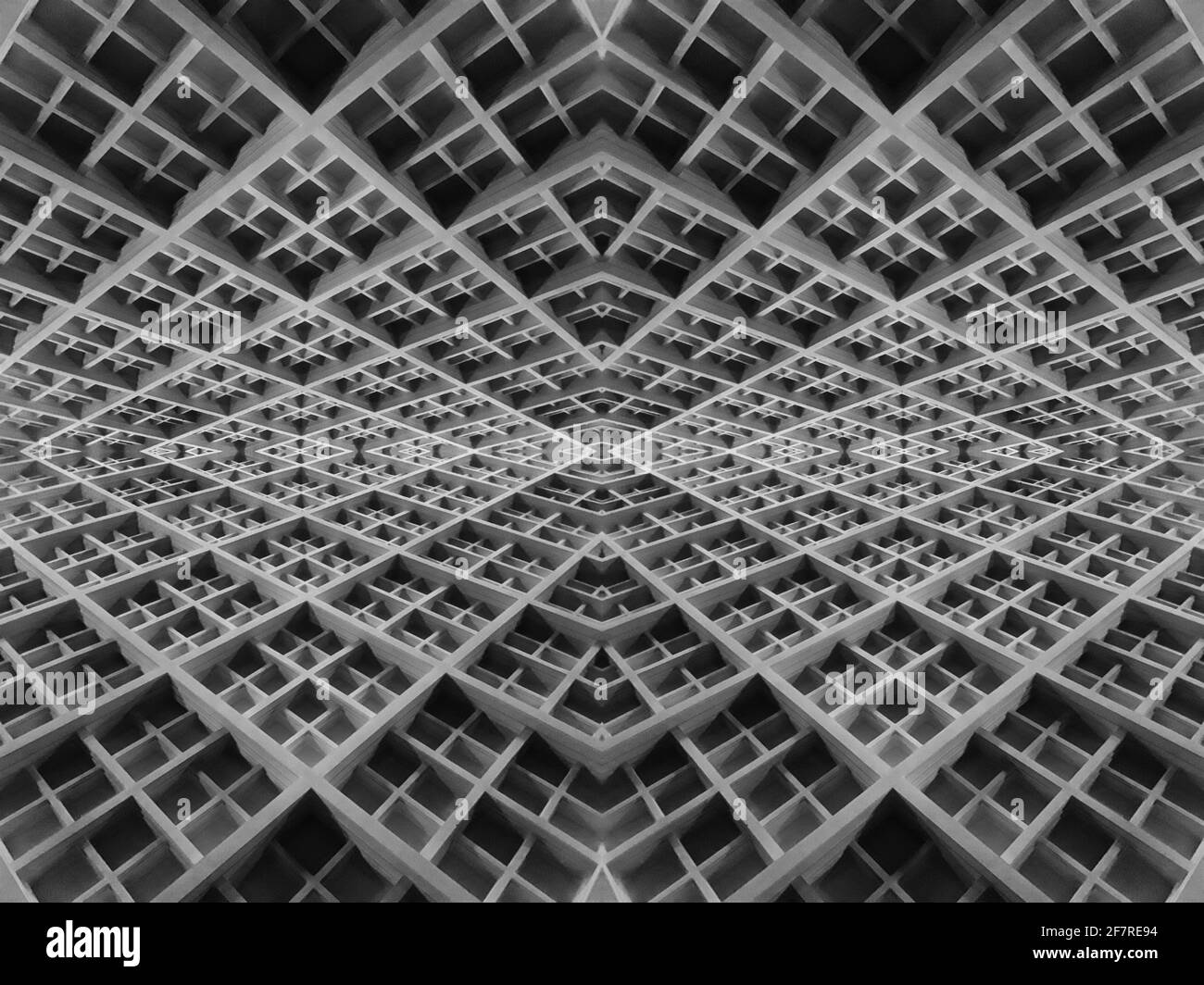 Squares in perspective Stock Photo - Alamy