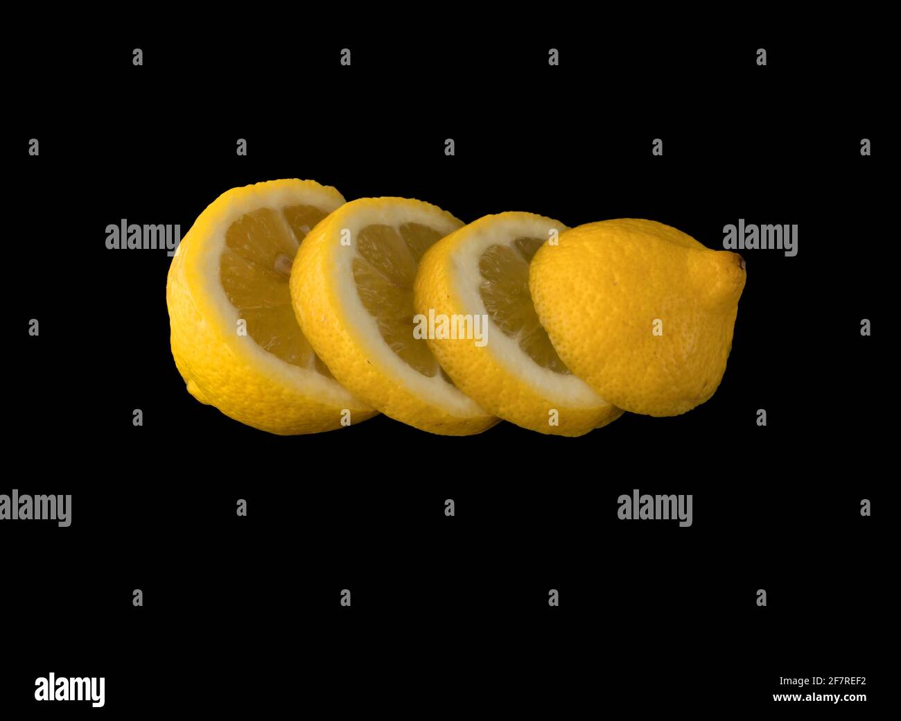 Delicious juicy lemon on black hi-res stock photography and images - Alamy