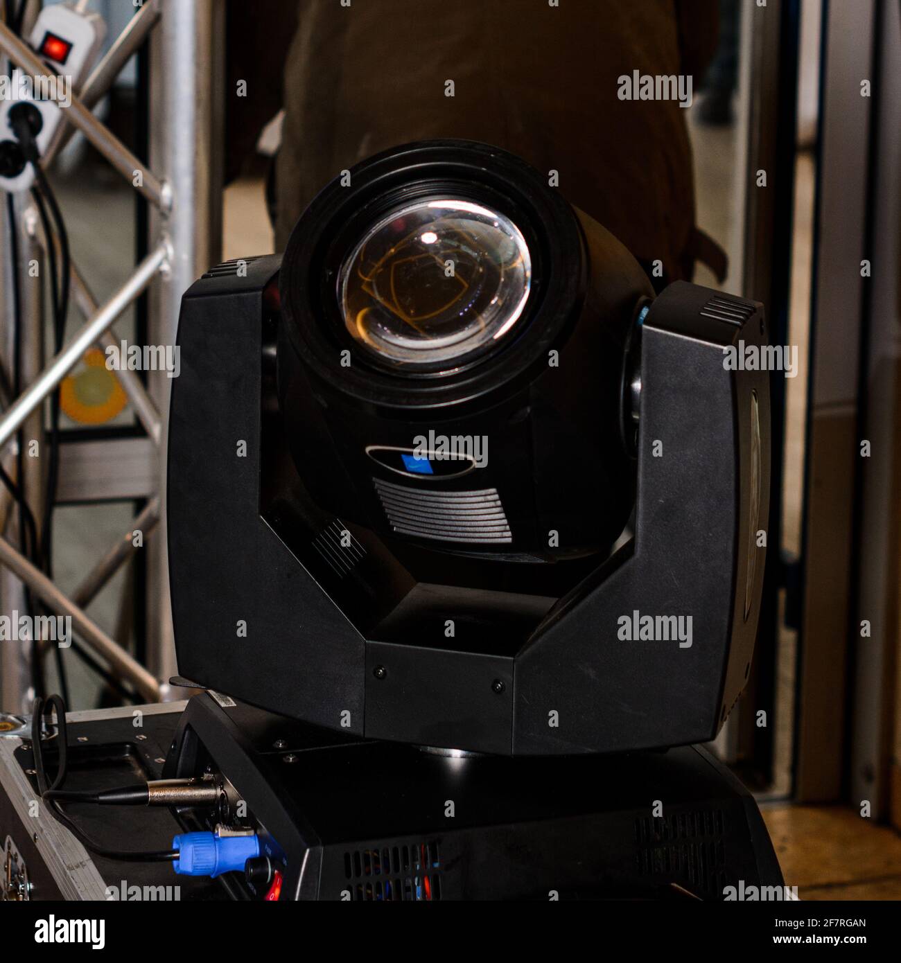 Stage light and smoke on stage, lighting and spotlights. new Stock ...