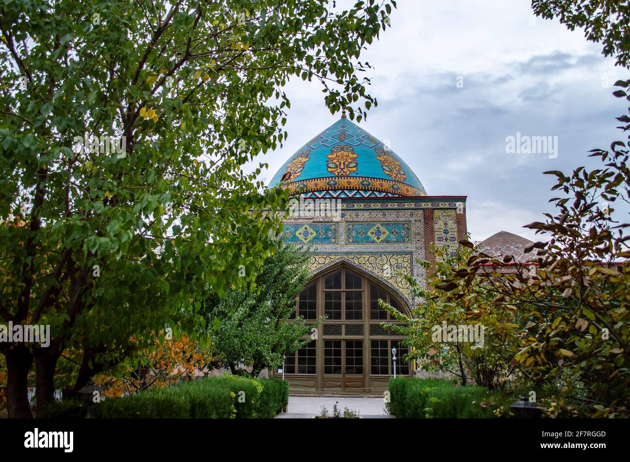 Blue Mosque, a Persian mosque in Yerevan, Armenia. Blue Mosque is the ...