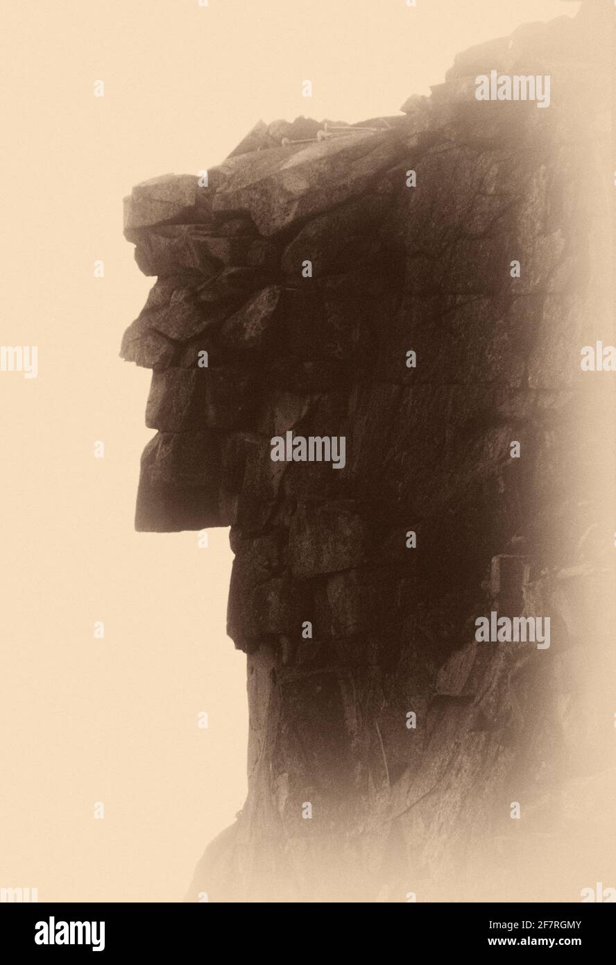 Old man of the mountain rock formation hi-res stock photography and ...