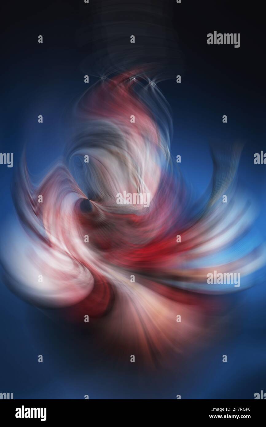 Unusual mesmerizing explosive pattern with flares of stars Stock Photo ...