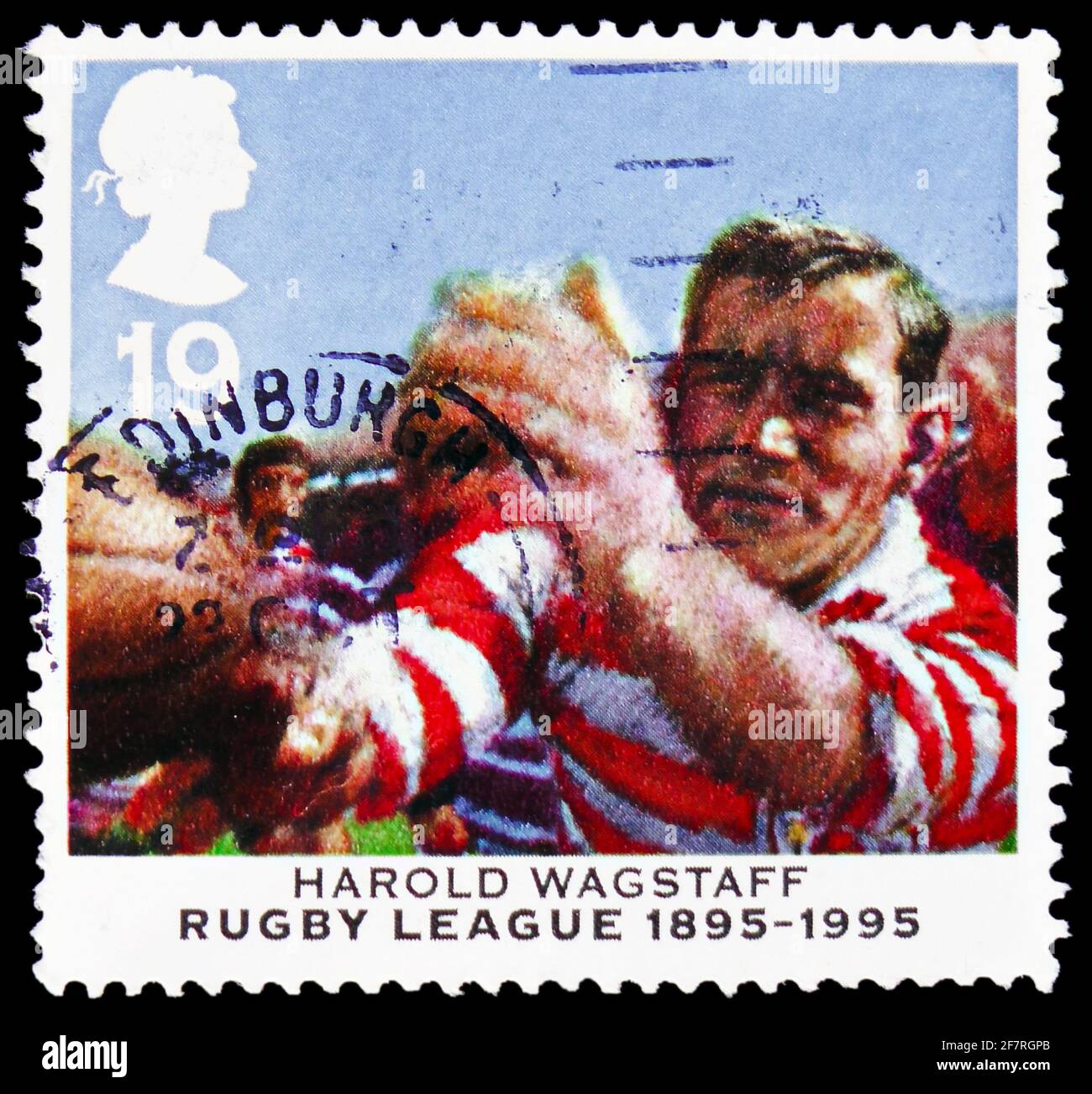 MOSCOW, RUSSIA - JANUARY 17, 2021: Postage stamp printed in United ...