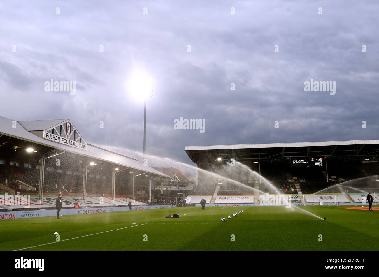 Football pitch sprinklers hi-res stock photography and images - Alamy