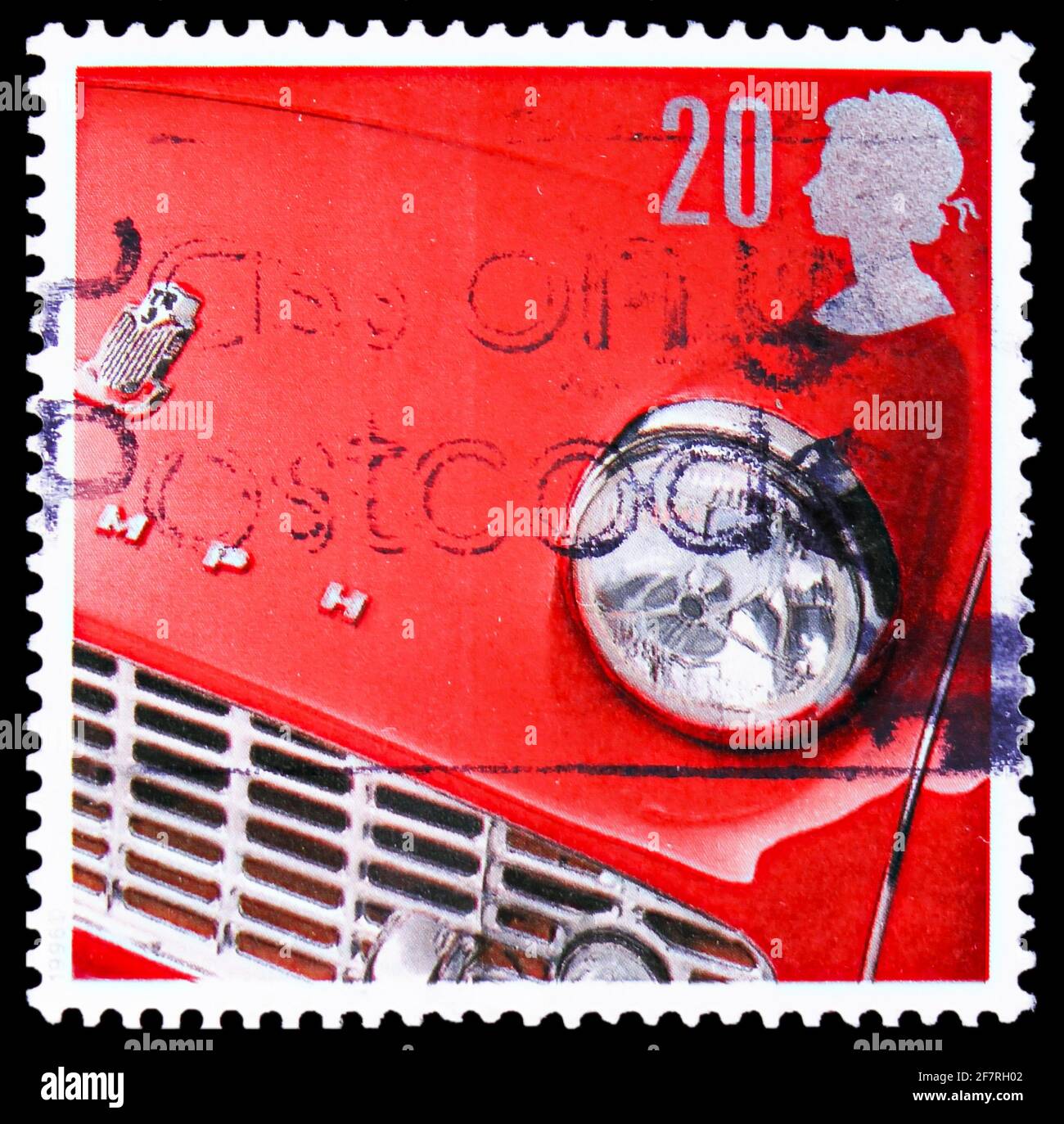 MOSCOW, RUSSIA - JANUARY 17, 2021: Postage stamp printed in United ...