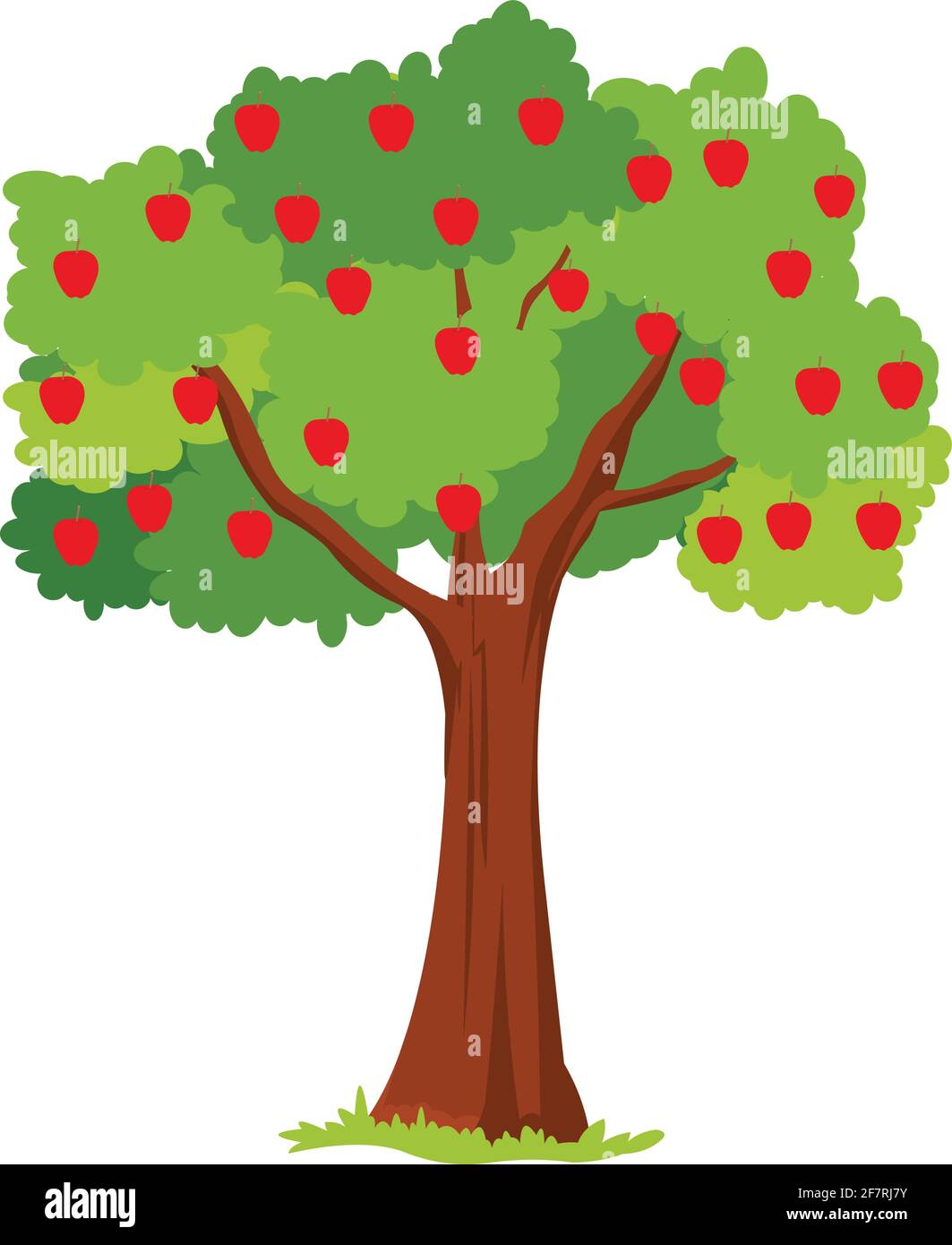 Red Apple Tree Clipart