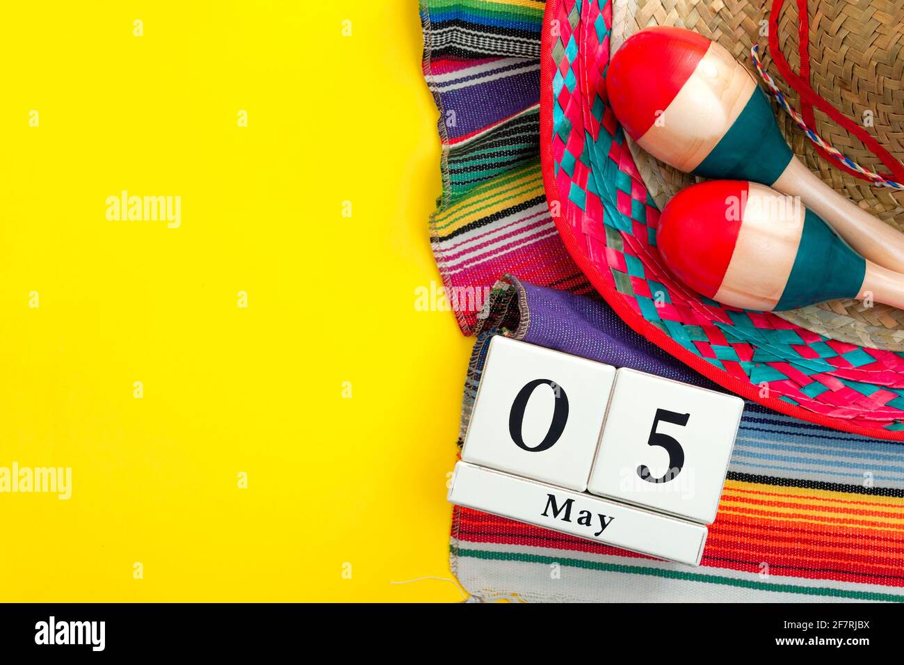 Mexican fiesta poster and Cinco de Mayo party concept theme with ...