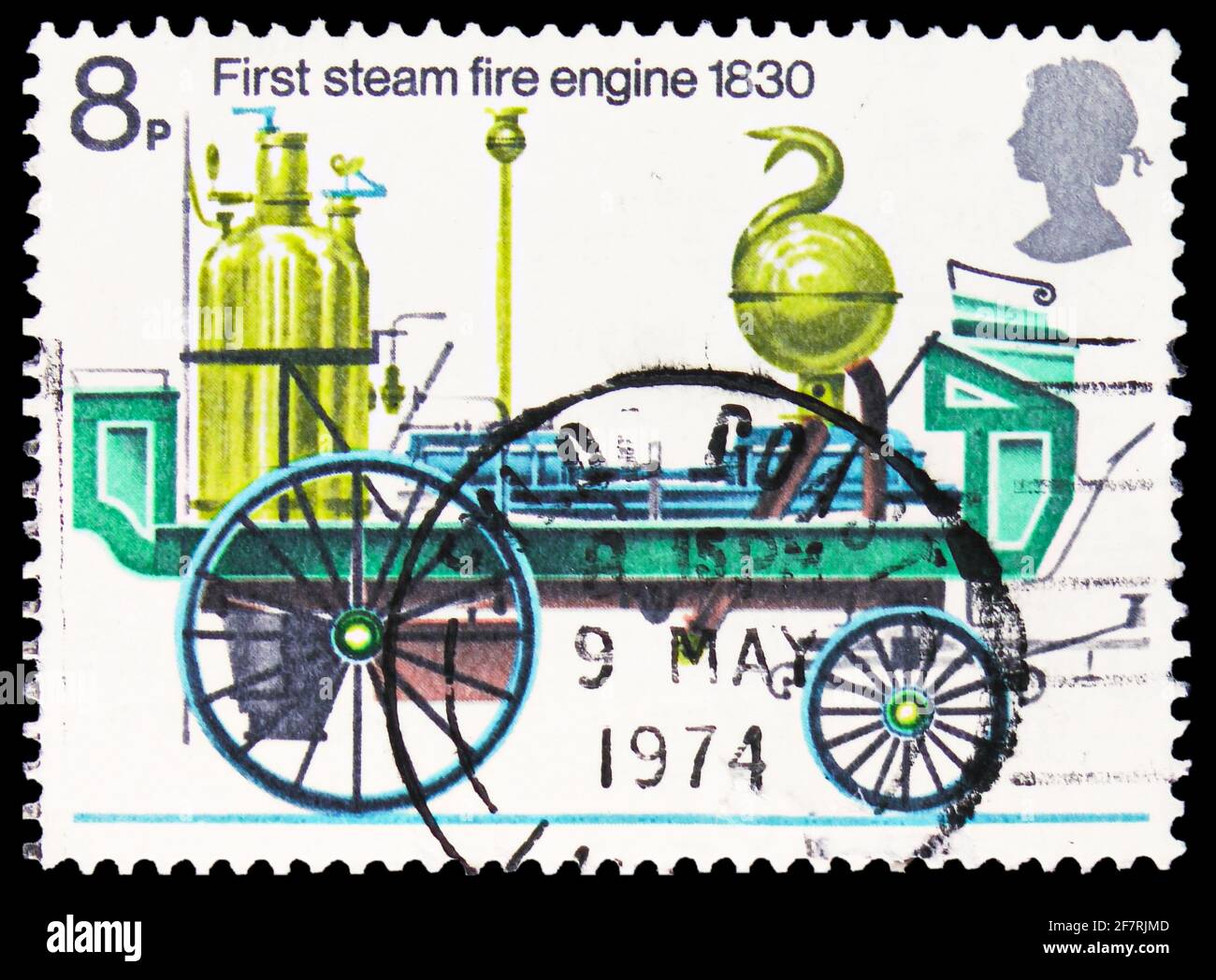 MOSCOW, RUSSIA - JANUARY 17, 2021: Postage stamp printed in United ...