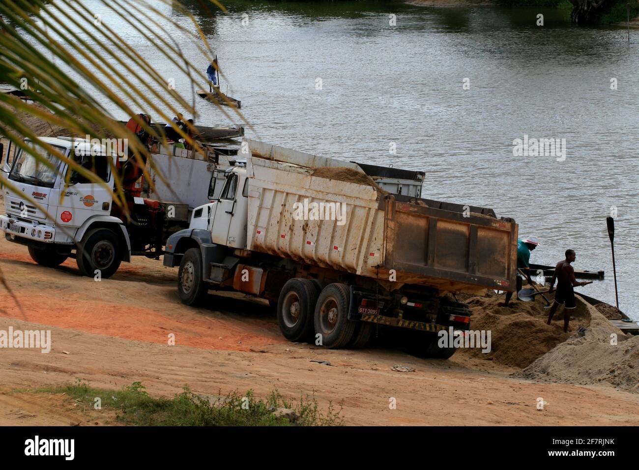 itamaraju, bahia / brazil - september 3, 2008: boat is seen ...