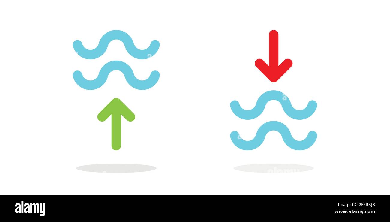 Sea tide measurement Stock Vector Images - Alamy