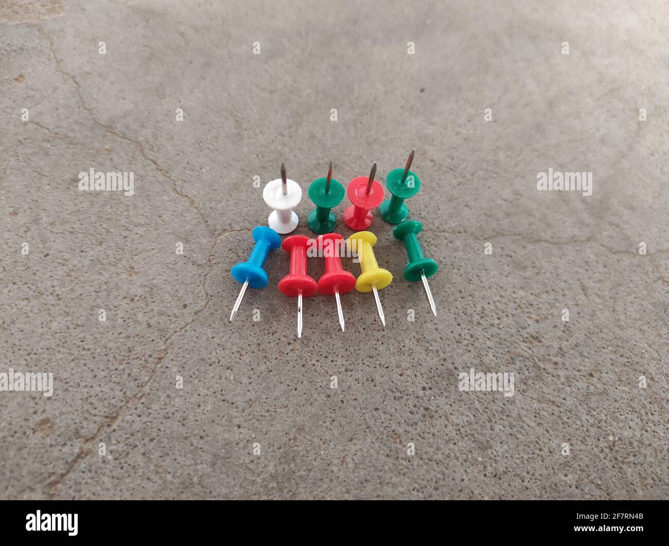 Push pins on the floor hi-res stock photography and images - Alamy