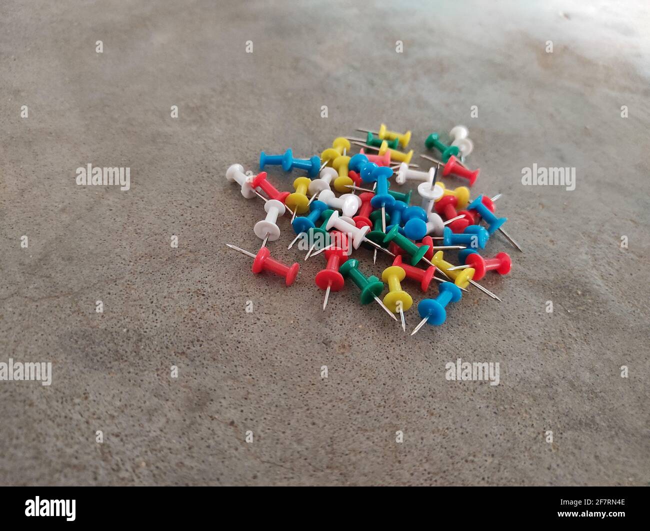 Push pins on the floor hi-res stock photography and images - Alamy