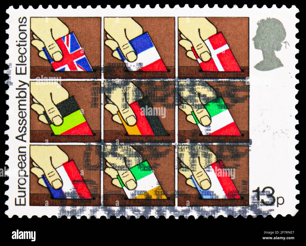 13p stamp hi-res stock photography and images - Alamy