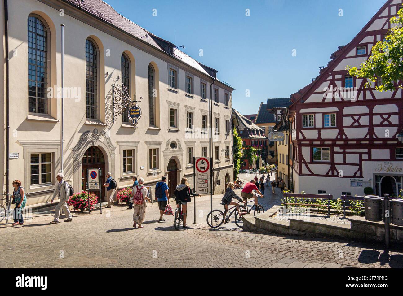 Meersburg, Germany, September 2016 - Historic buildings in the city of ...
