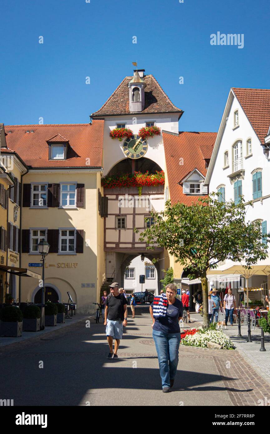 Meersburg, Germany, September 2016 - Historic buildings in the city of ...