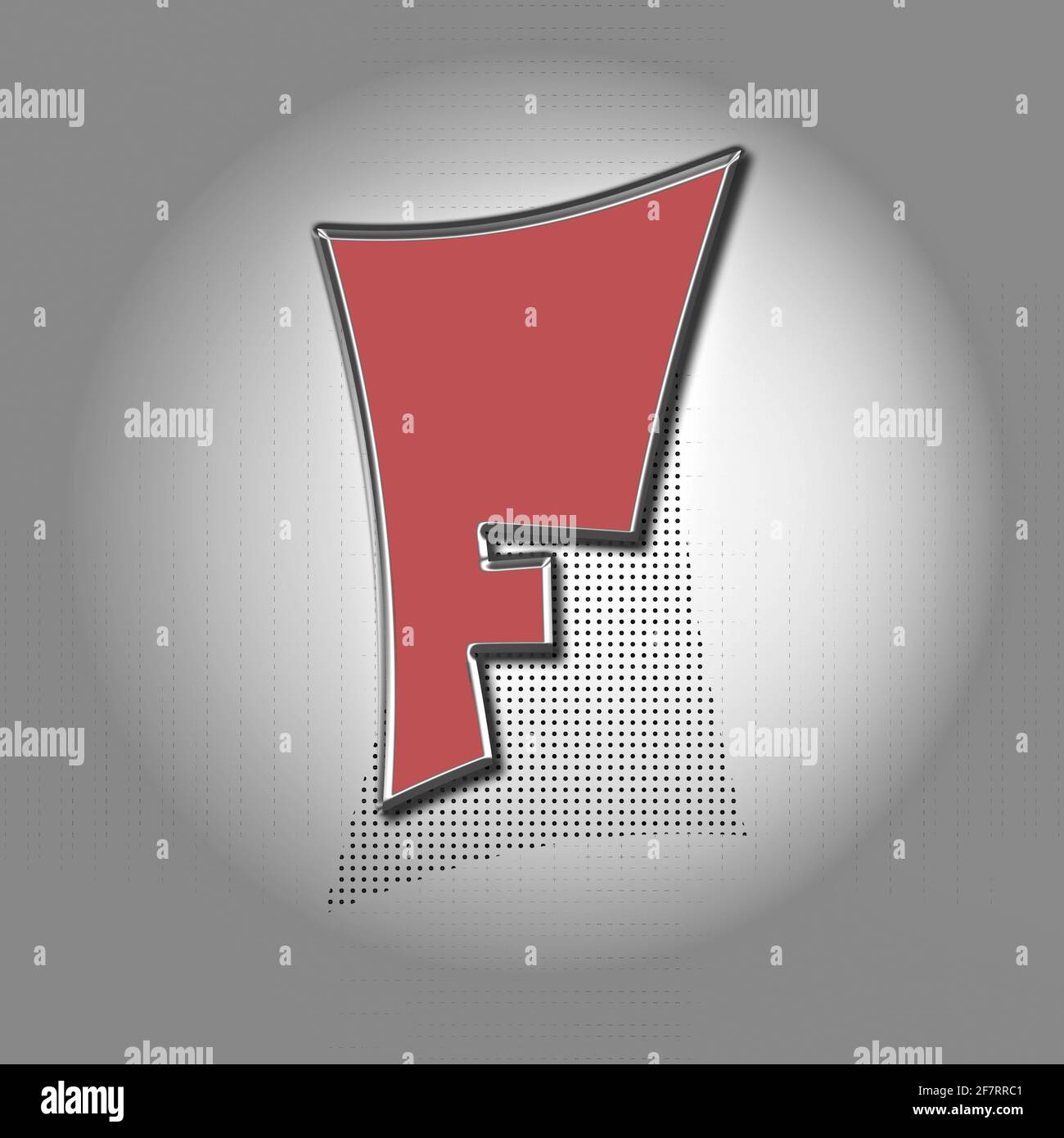 square graphic: colorful and dainty capital letter with the upper-case ...