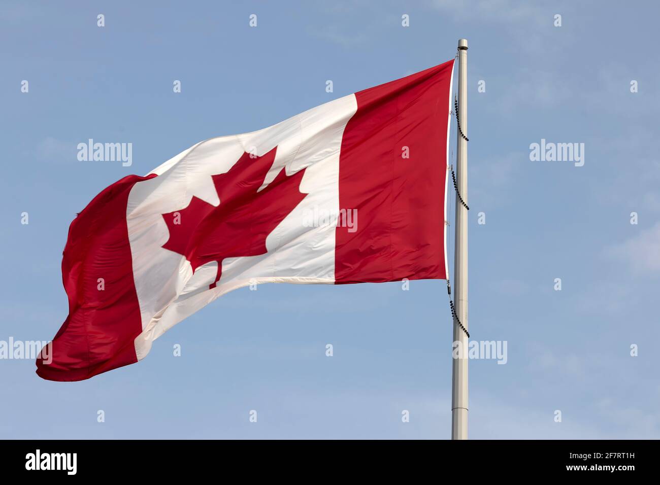 Maple leaf flag hi-res stock photography and images - Alamy