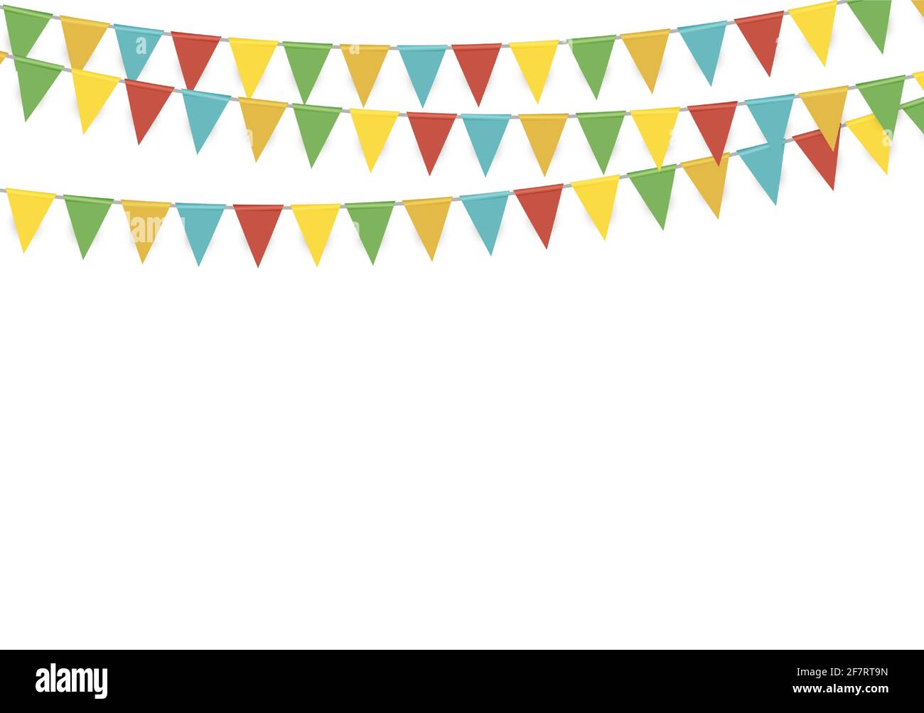 Flag Garland Illustration