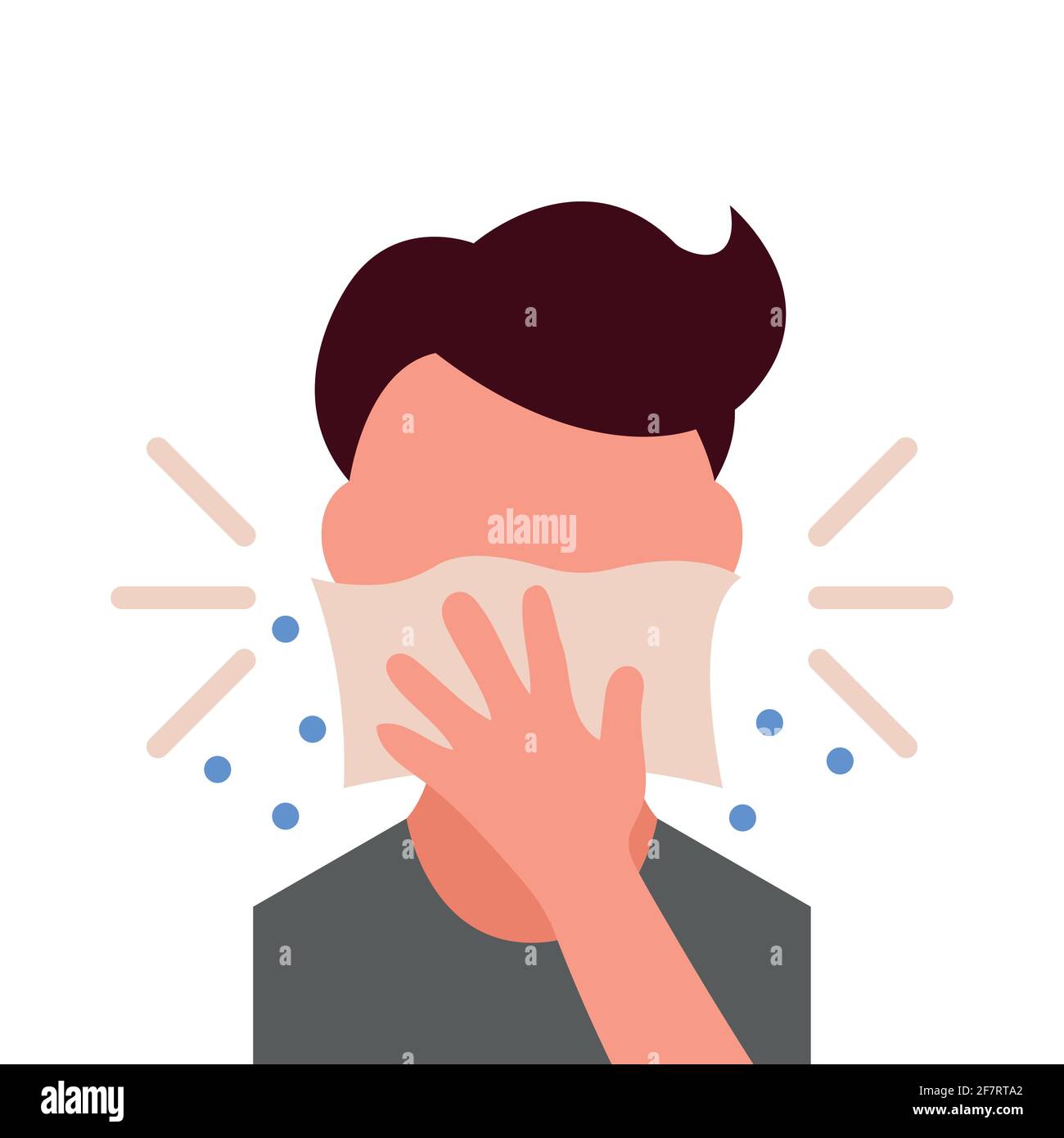 Allergies cartoon hi-res stock photography and images - Alamy