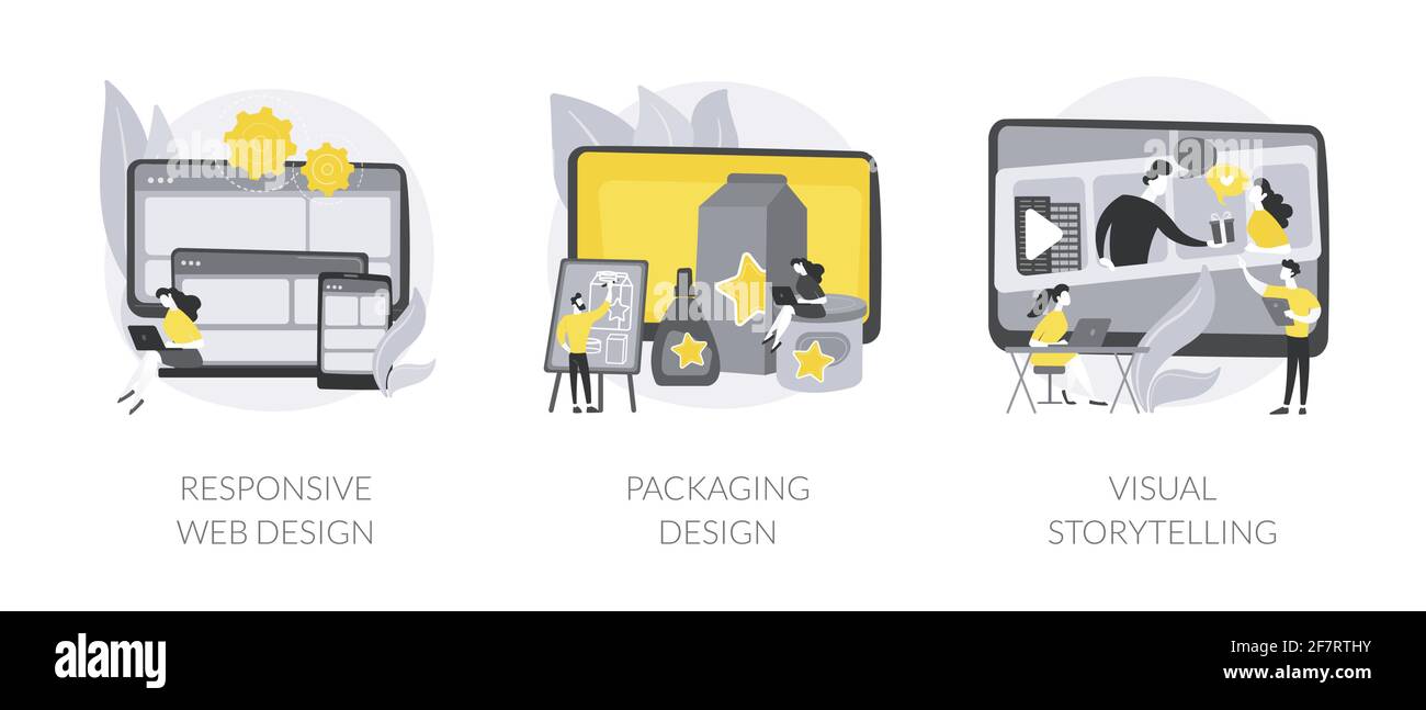 Design services abstract concept vector illustrations Stock Vector ...