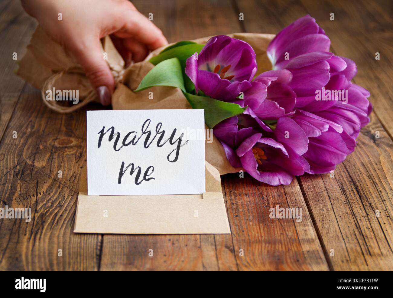 Marry me card hi-res stock photography and images - Alamy
