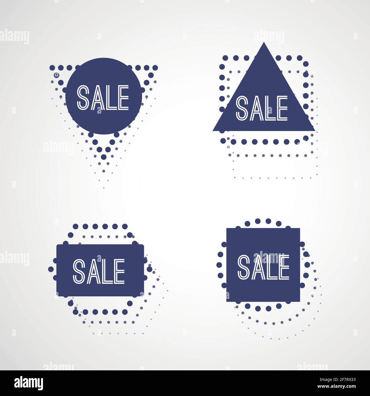 Set: geometric vector sales labels. Vector illustration, flat design ...