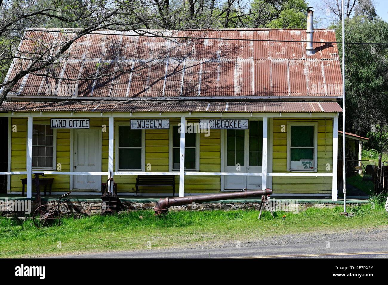 Museum in Cherokee, Cherokee Flat or Drytown, California, USA, historic ...