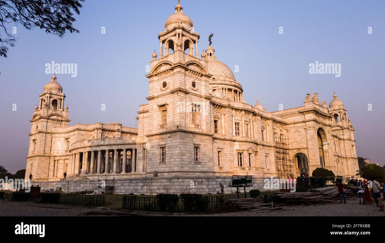 Kolkata, West Bengal, India - January 2018: The historic Victoria ...