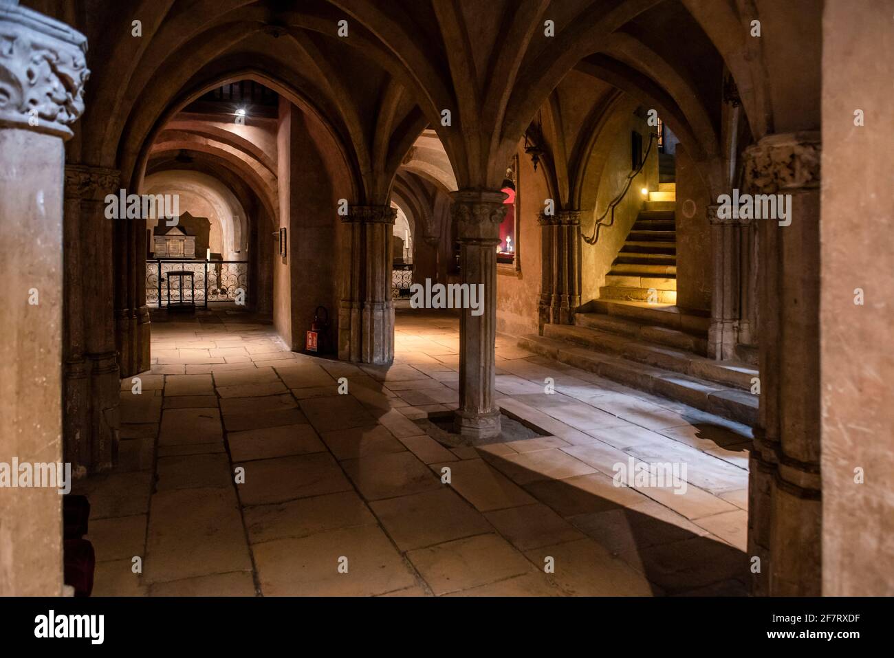 Medieval cathedral crypt hi-res stock photography and images - Alamy
