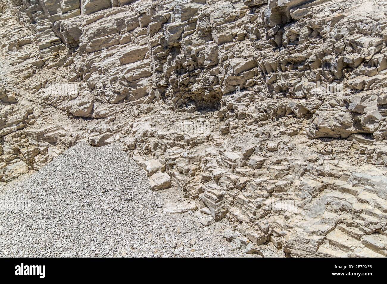 detailed metamorphic, slate rock in the desert Stock Photo - Alamy