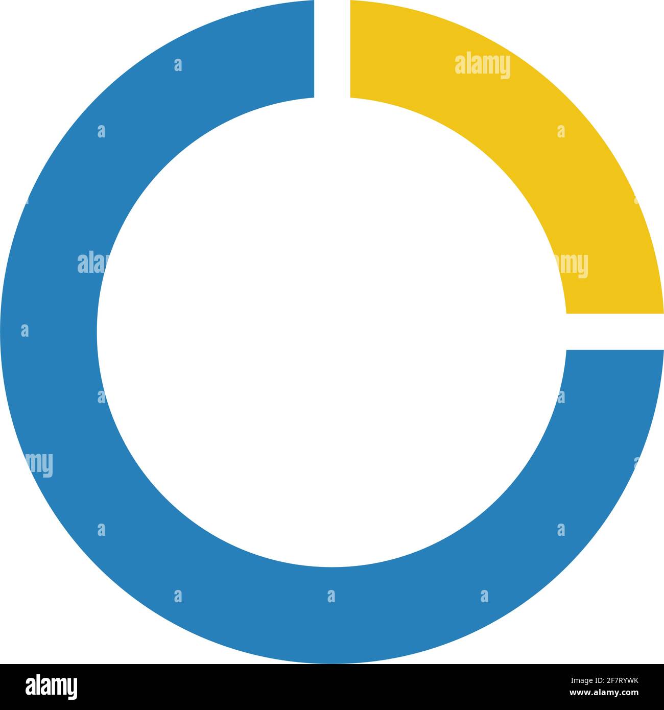 Pie chart icon vector graph diagram symbol for big data analytics ...
