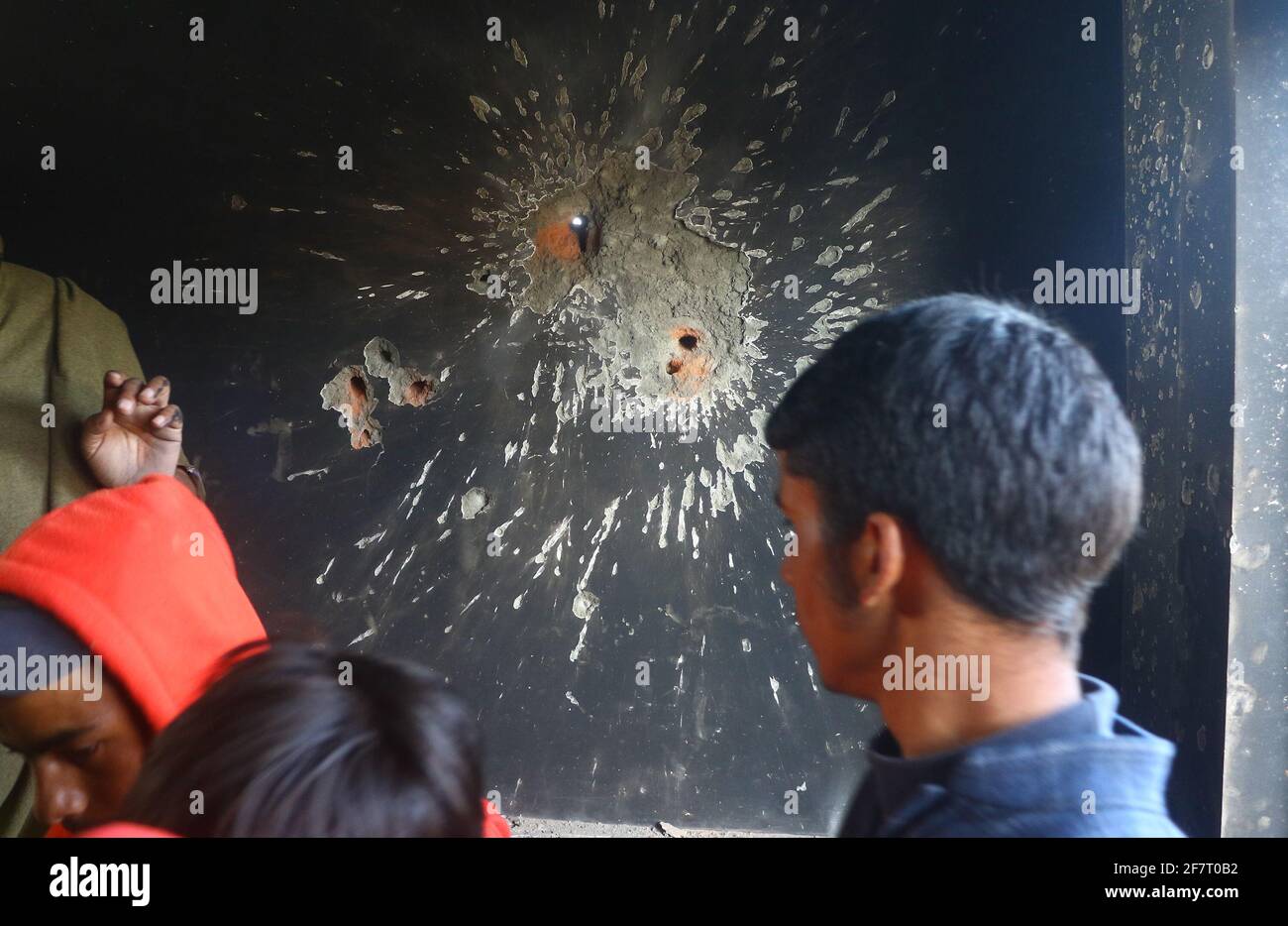 Bullet riddled wall hi-res stock photography and images - Alamy