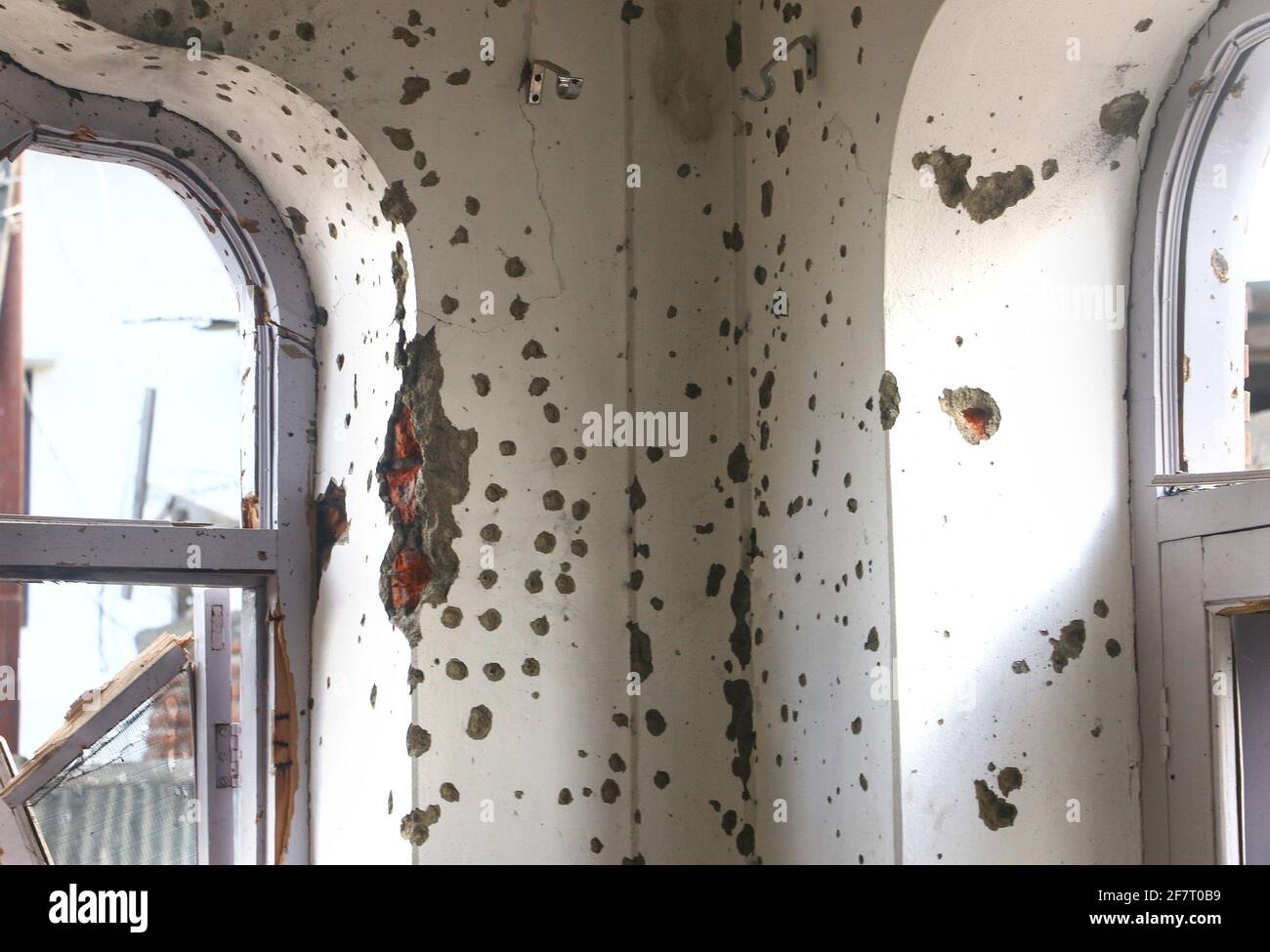 Bullet riddled walls hi-res stock photography and images - Alamy