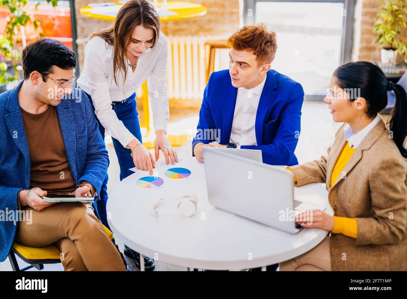 Project managers and employees brainstorming on ideas - Multi-ethnic ...