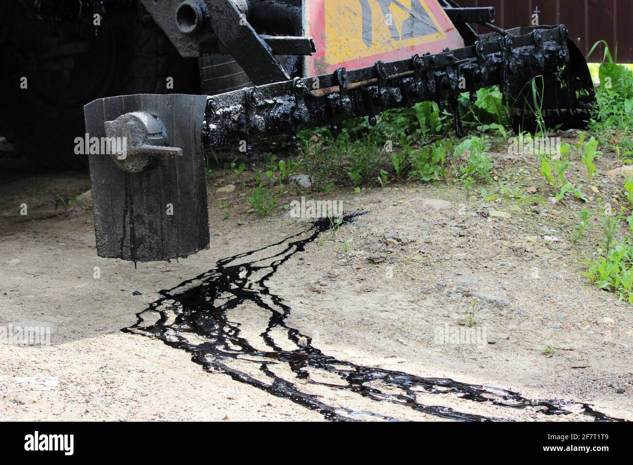 Motor road oiler hi-res stock photography and images - Alamy