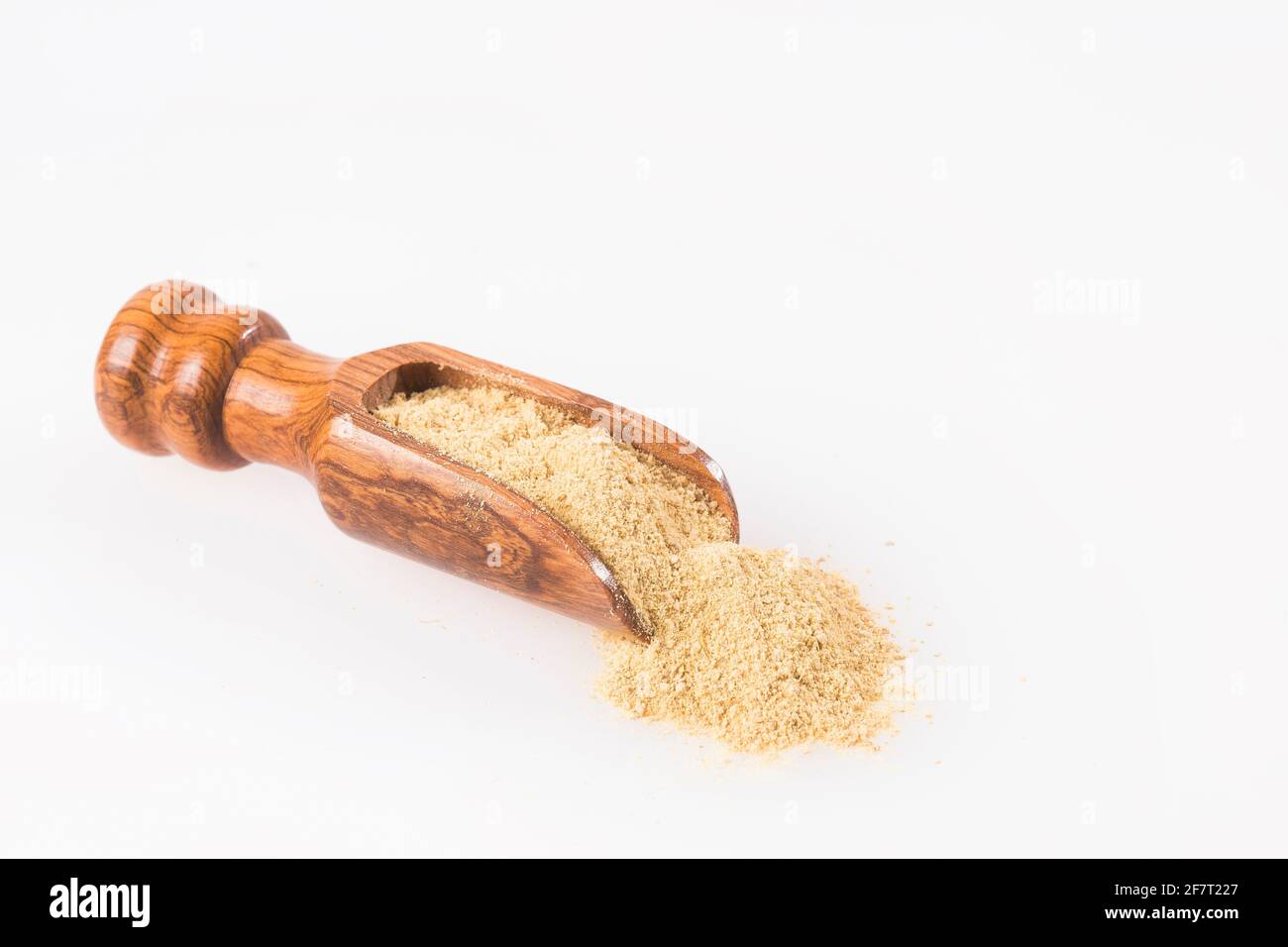 Bio organic ginger powder - Zingiber officinale Stock Photo - Alamy