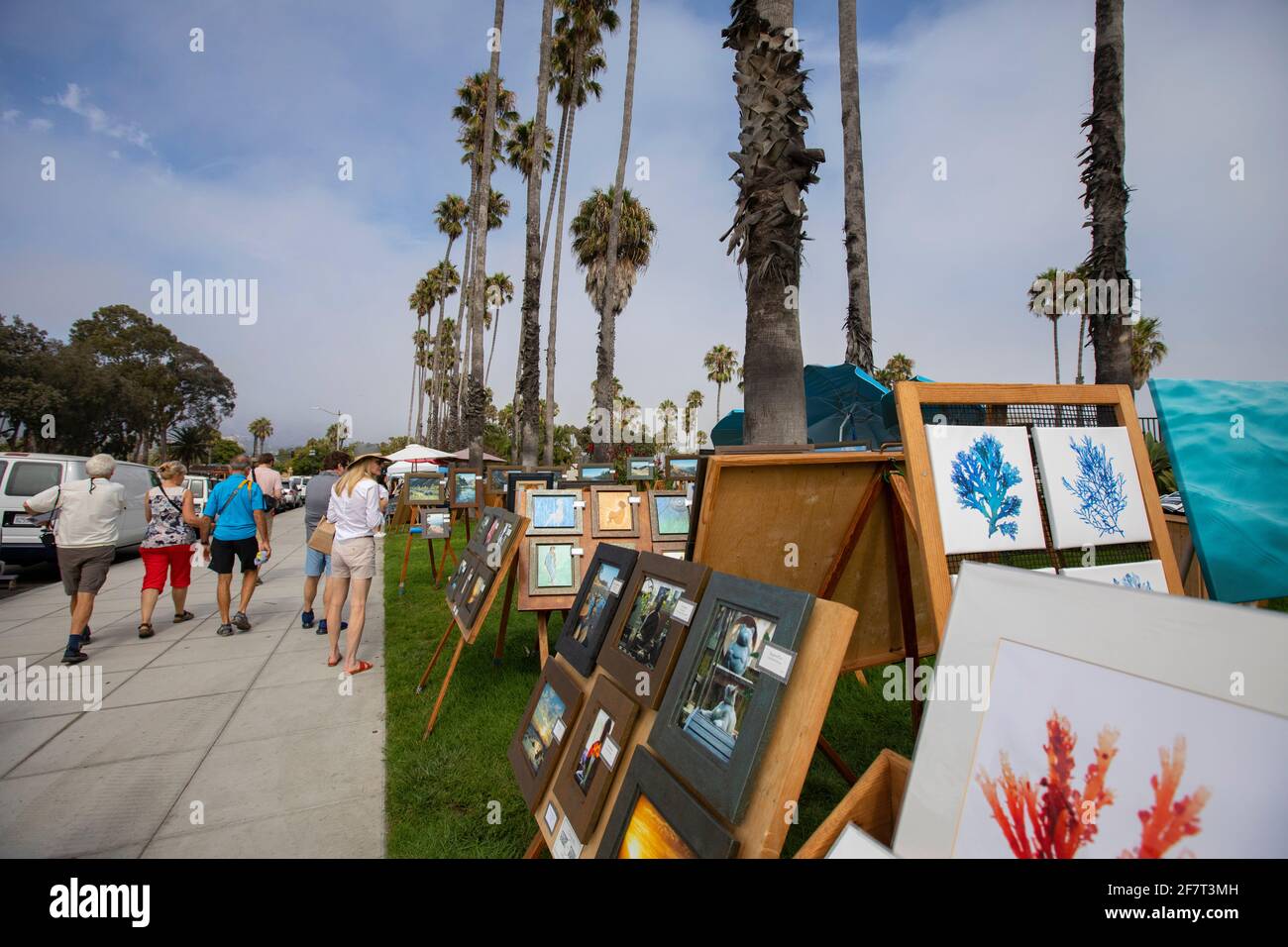 Santa Barbara Art Walk Stock Photo - Alamy