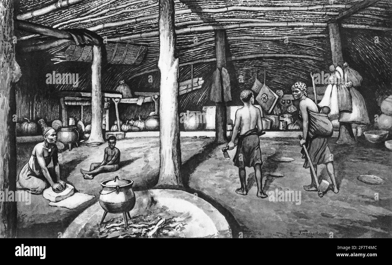 Kraal traditional Black and White Stock Photos & Images - Alamy