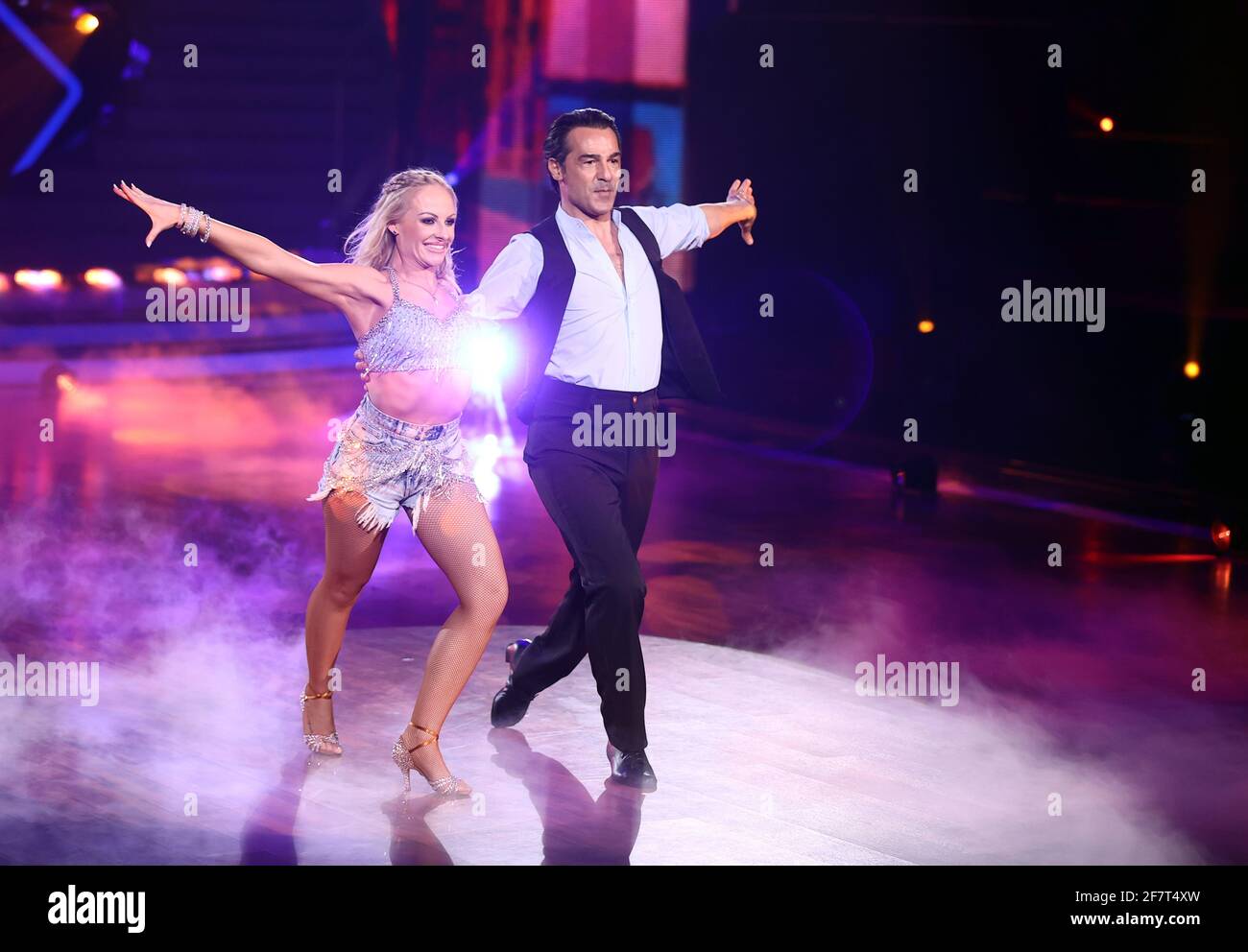 Cologne, Germany. 09th Apr, 2021. Erol Sander, actor, and Marta Arndt ...
