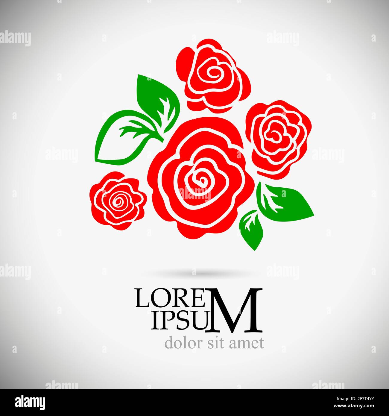 Logo is a simple roses . Vector illustration Stock Vector Image & Art ...