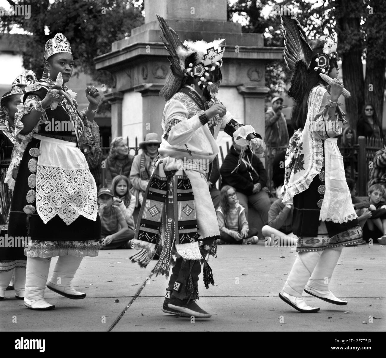 Native American People Dancing